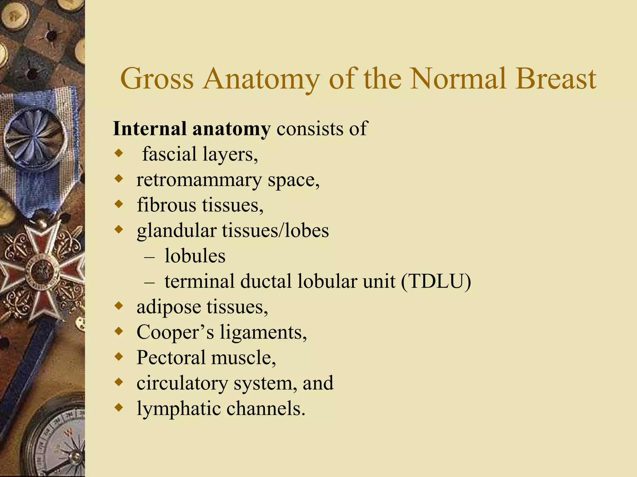 breast anatomy and physiology | PDF