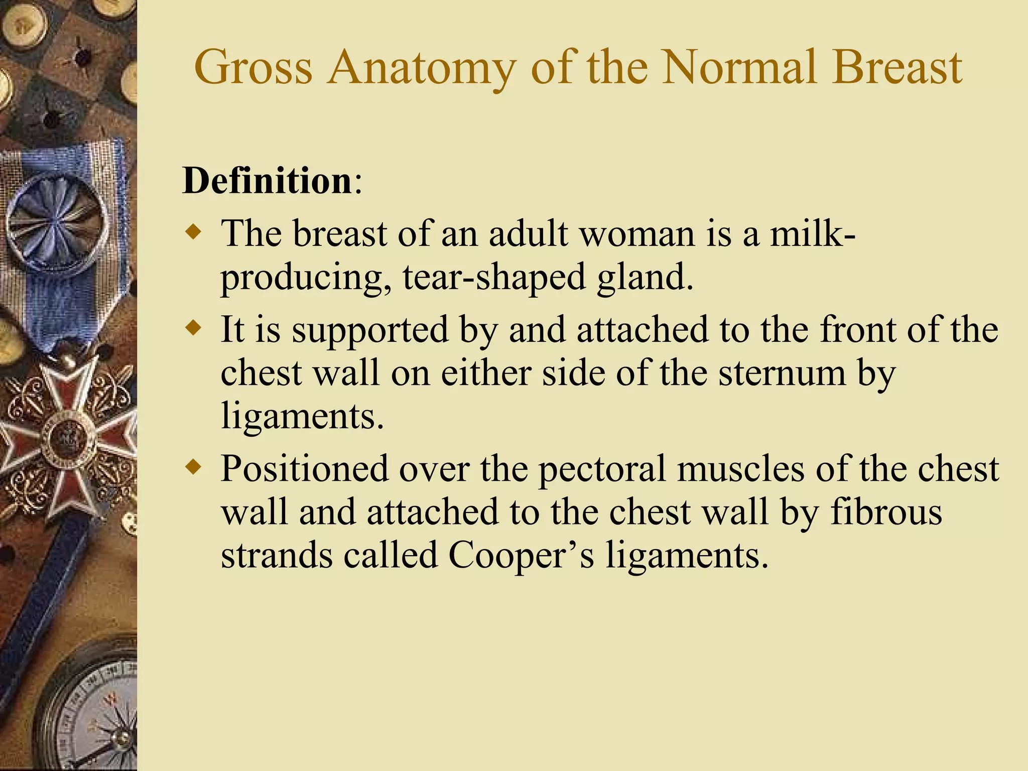 breast anatomy and physiology | PDF