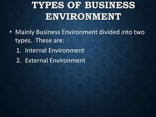 Unit 1 - Business Environment - Overview.pptx