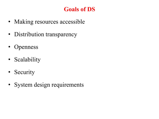 Introduction to Distributed Systems | PPT