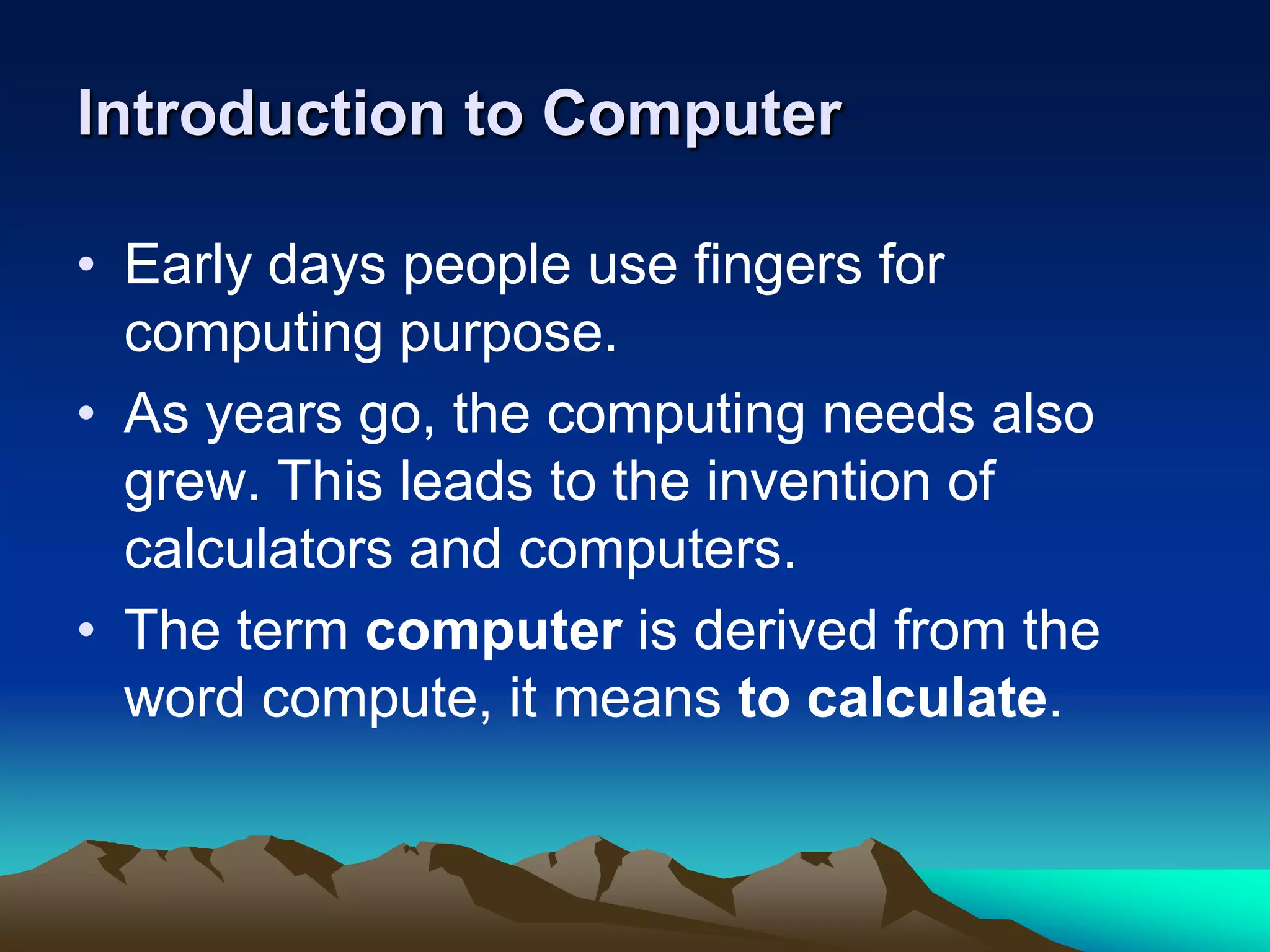 Unit1-fcp-fundamentals of computing | PPTX | Computing | Technology & Computing