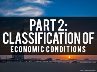 Classification of Economic Conditions | PDF