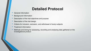 Unit 1 - Clinical Trial Protocol. Clinical research Regulation.pptx