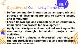 UNIT 1 - Community Immersion and its Objectives.pptx