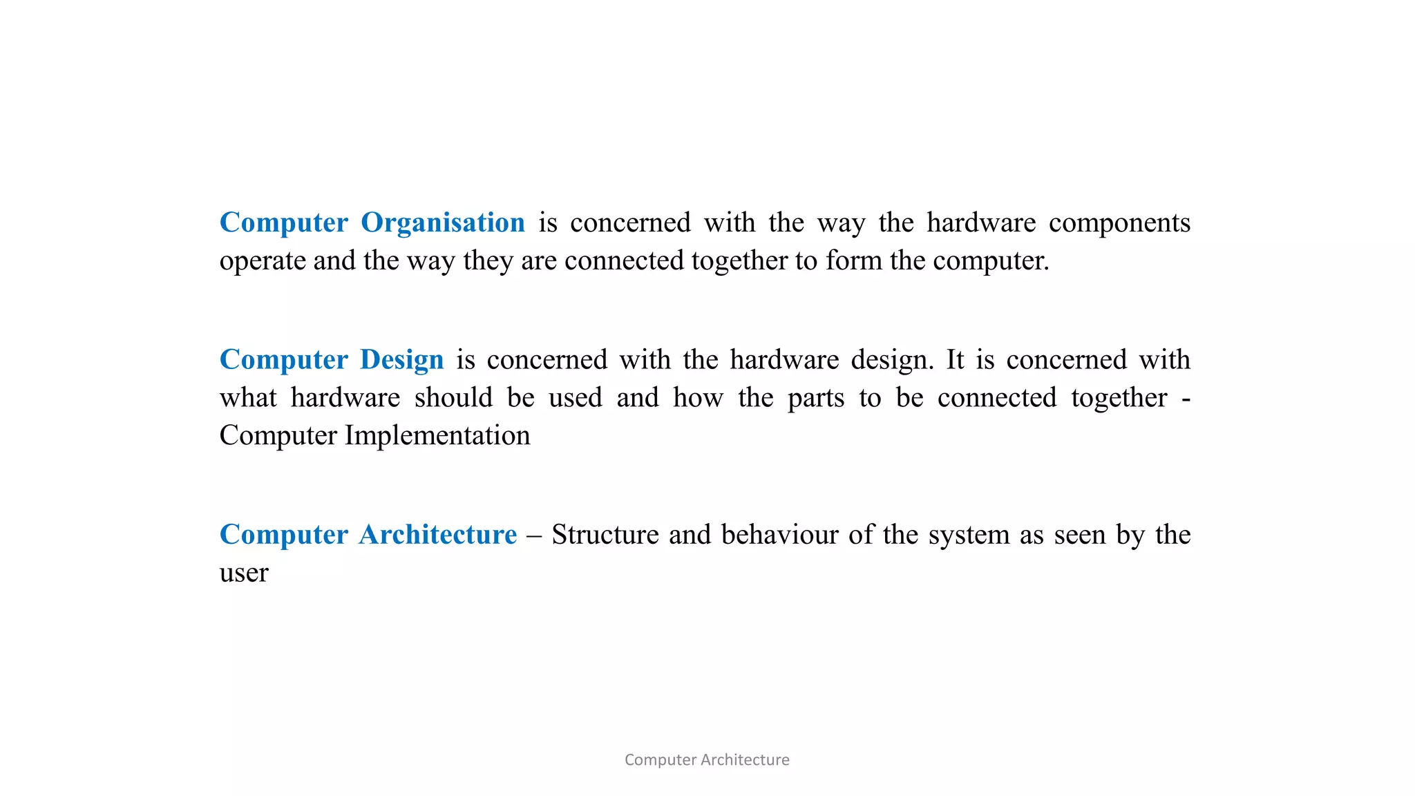 Unit 1 Computer Architecture 1 Pptx