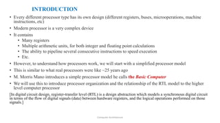 Unit 1 computer architecture (1) | PPTX