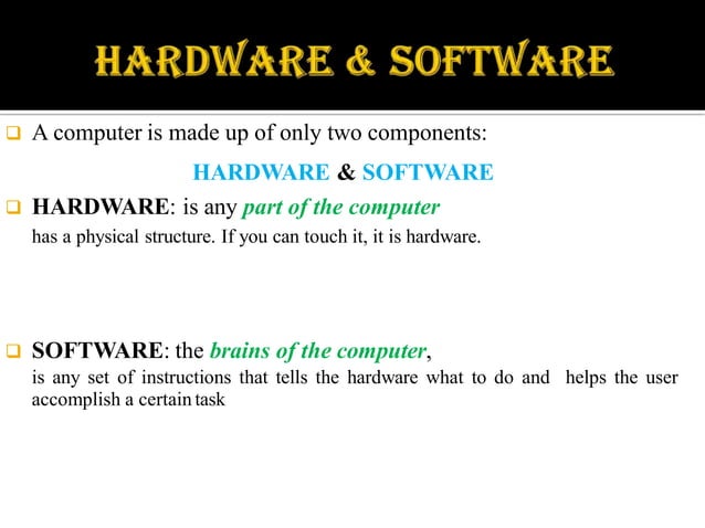 Unit 1 computer concepts | PPT