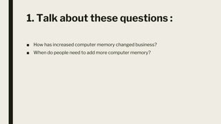 Unit 1 - Computer memory.pptx