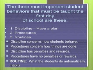 Brief explanation about classroom management pptx | PPTX