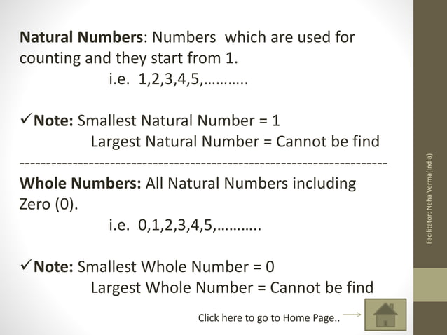 Natural and Whole Numbers | PPTX | Science