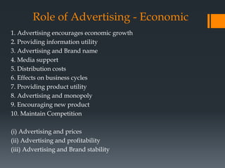 Creative advertising and media planning – introduction | PPTX