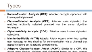 Cryptanalysis | PPTX