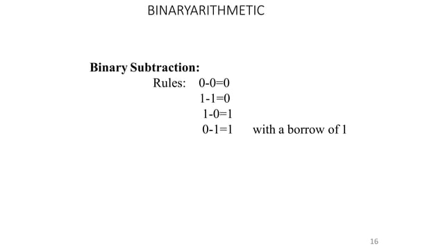 Unit 1 data representation and computer arithmetic | PPTX | Computing ...
