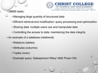 Unit 1- dbms.ppt | Free Download