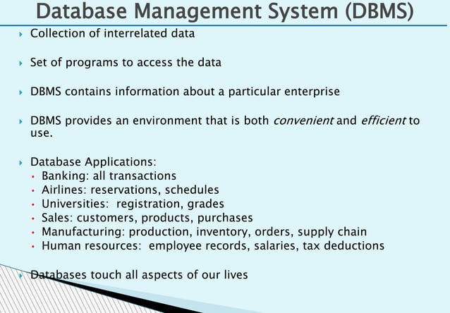Unit 1: Introduction to DBMS Unit 1 Complete | PDF | Databases | Computer Software and Applications