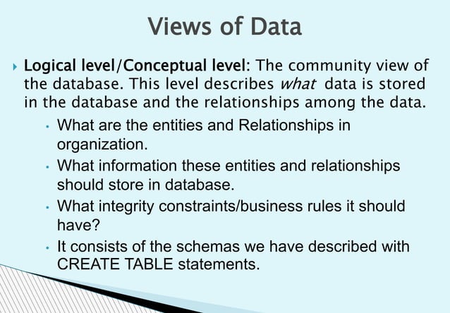 Unit 1: Introduction to DBMS Unit 1 Complete | PDF | Databases ...