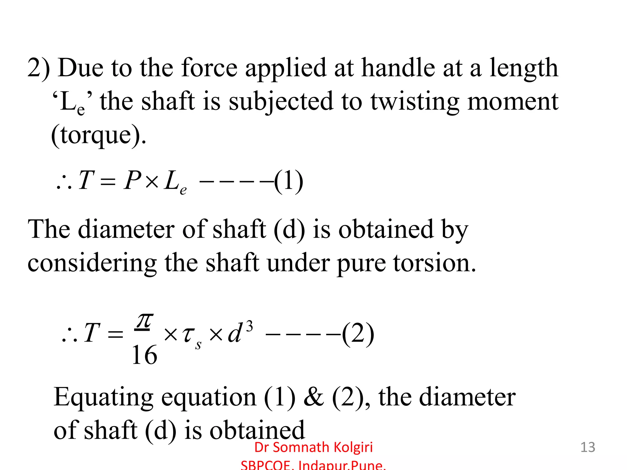 Unit1 designof levers | PDF