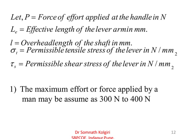 Unit1 designof levers | PDF | Science