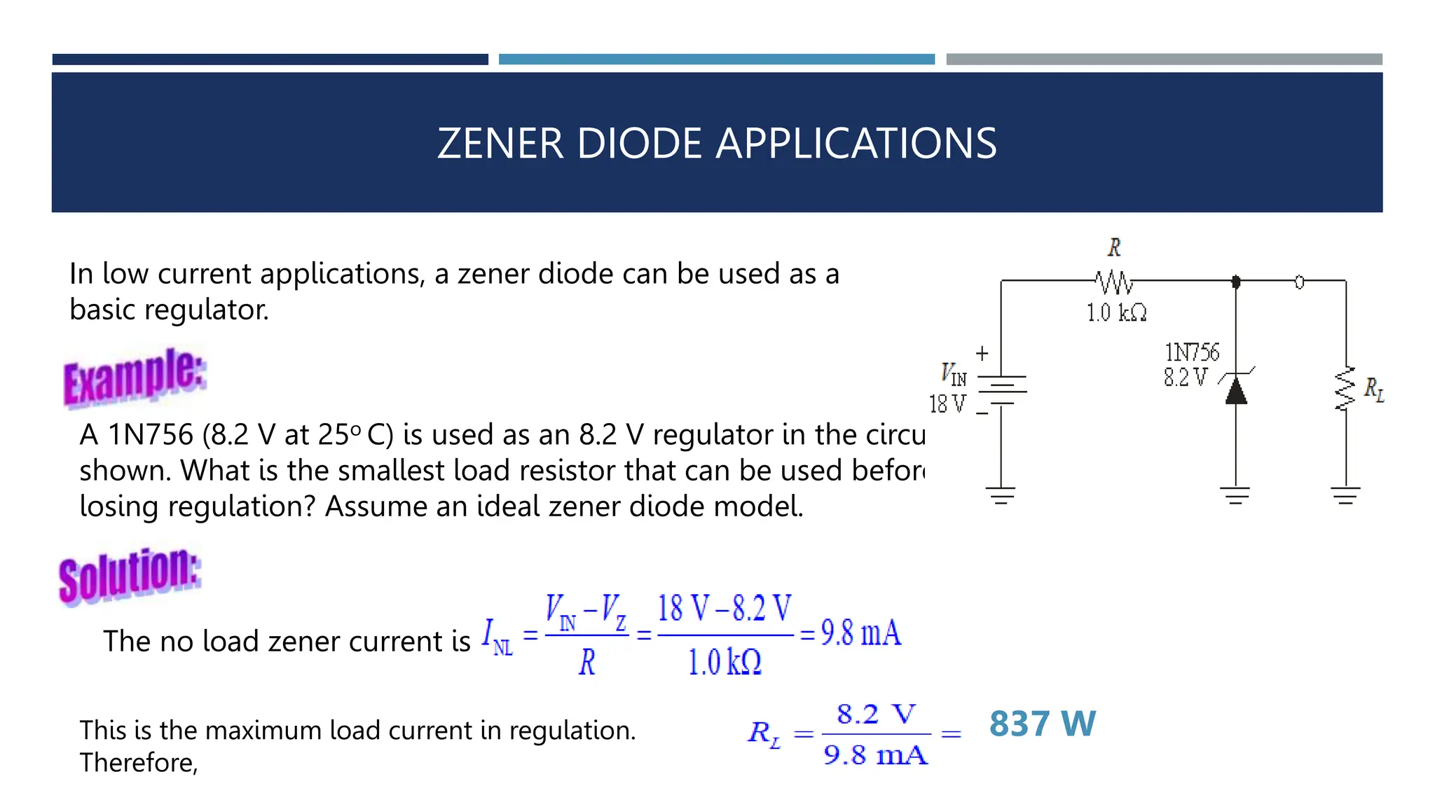 Electronic Principles: Different Types of Diodes | PPT