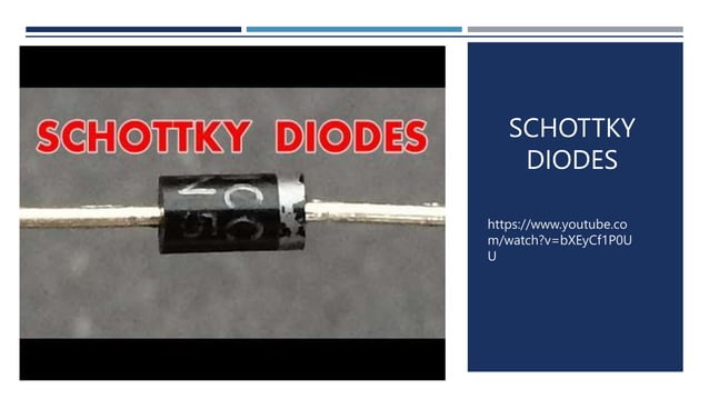 Electronic Principles: Different Types of Diodes | PPT