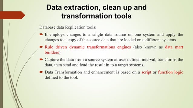 UNIT - 1 Part 2: Data Warehousing and Data Mining | PPT