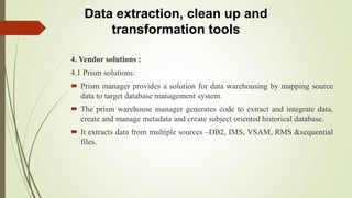 UNIT - 1 Part 2: Data Warehousing and Data Mining | PPT