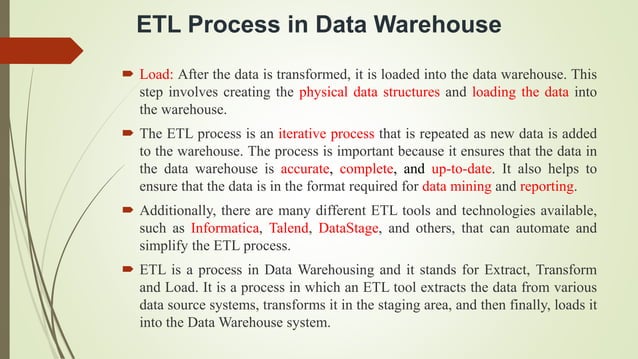 UNIT - 1 Part 2: Data Warehousing and Data Mining | PPT