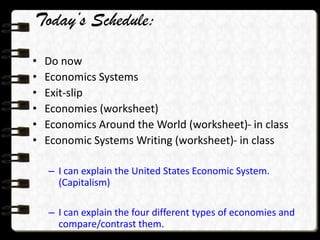 Unit 1 Economics | PPTX