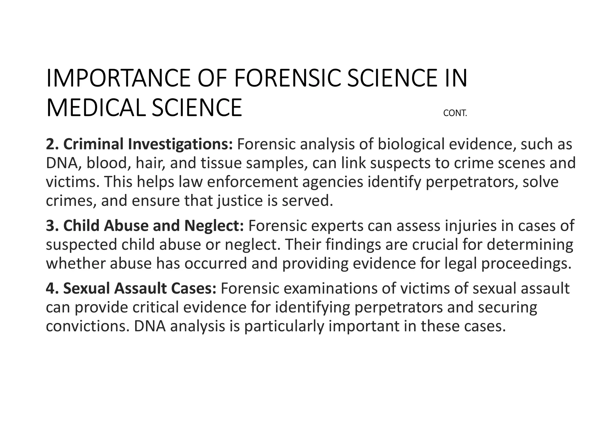 UNIT 1 - FORENSIC SCIENCE Nursing - nature of forensic science and ...