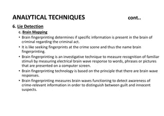 UNIT 1 - FORENSIC SCIENCE Nursing by Hitesh Chaudhary | PPT