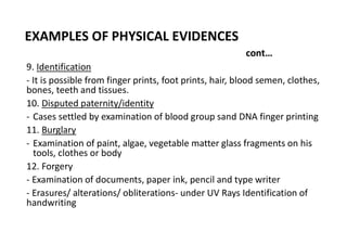 UNIT 1 - FORENSIC SCIENCE Nursing - nature of forensic science and ...
