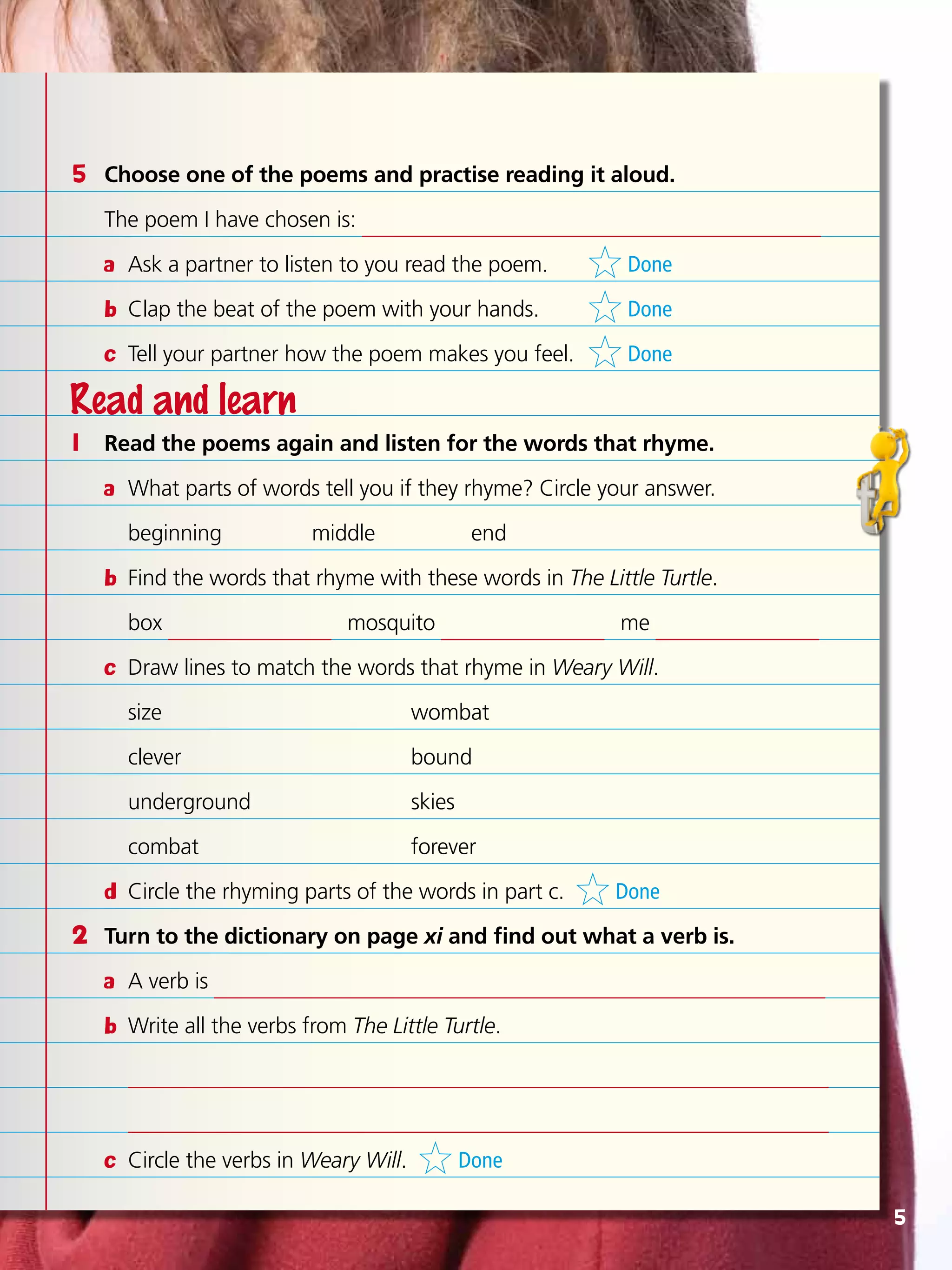 Reading Eggs - Turtle, Wombat poems | PDF