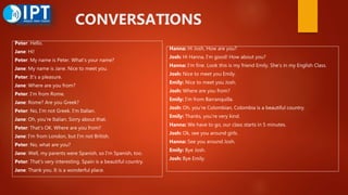 Unit 1 greetings and farewells | PPTX