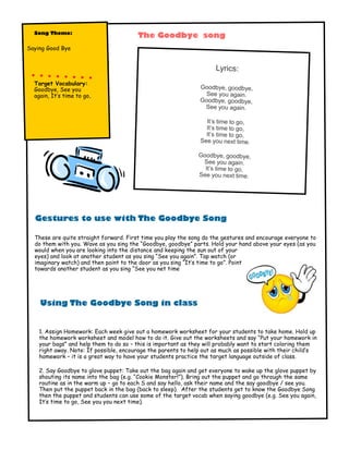 Unit1 Hello and Good Bye | PDF