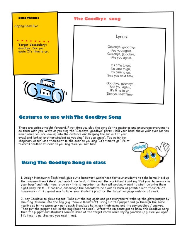 Unit1 Hello and Good Bye