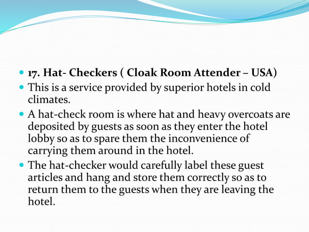 MTA -Unit 1 - Housekeeping organization | PPTX