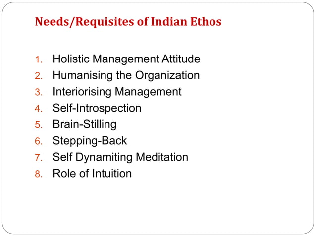 Unit 1 - Indian Ethos – An Overview.pptx | Hinduism | Religion & Spirituality
