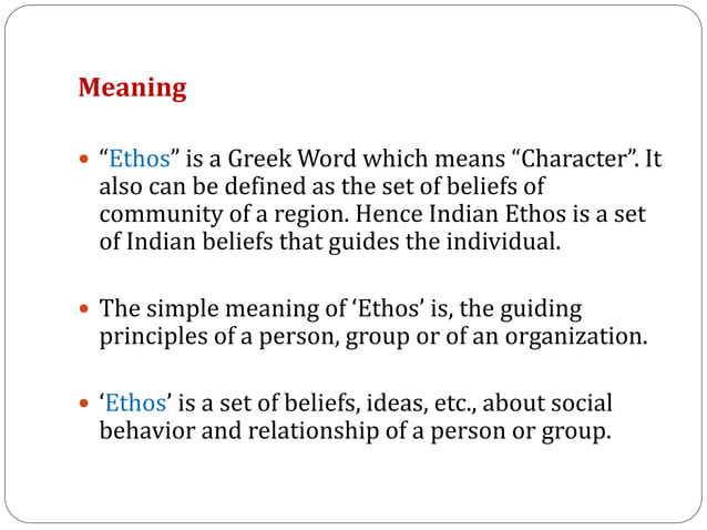 Unit 1 - Indian Ethos – An Overview.pptx | Hinduism | Religion ...