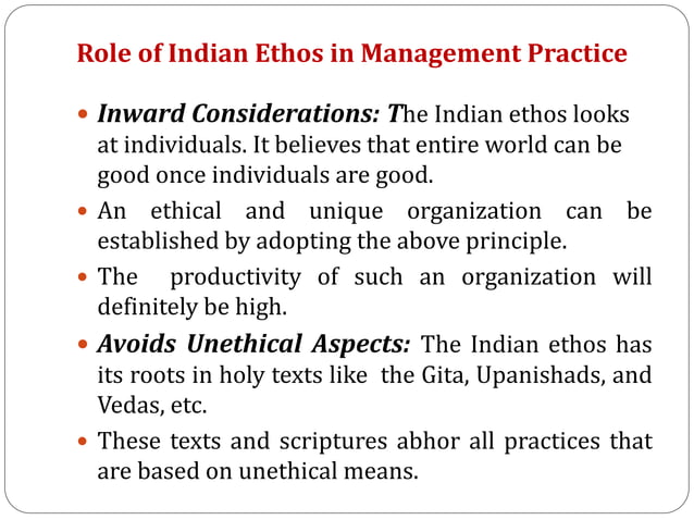 Unit 1 - Indian Ethos – An Overview.pptx | Hinduism | Religion ...
