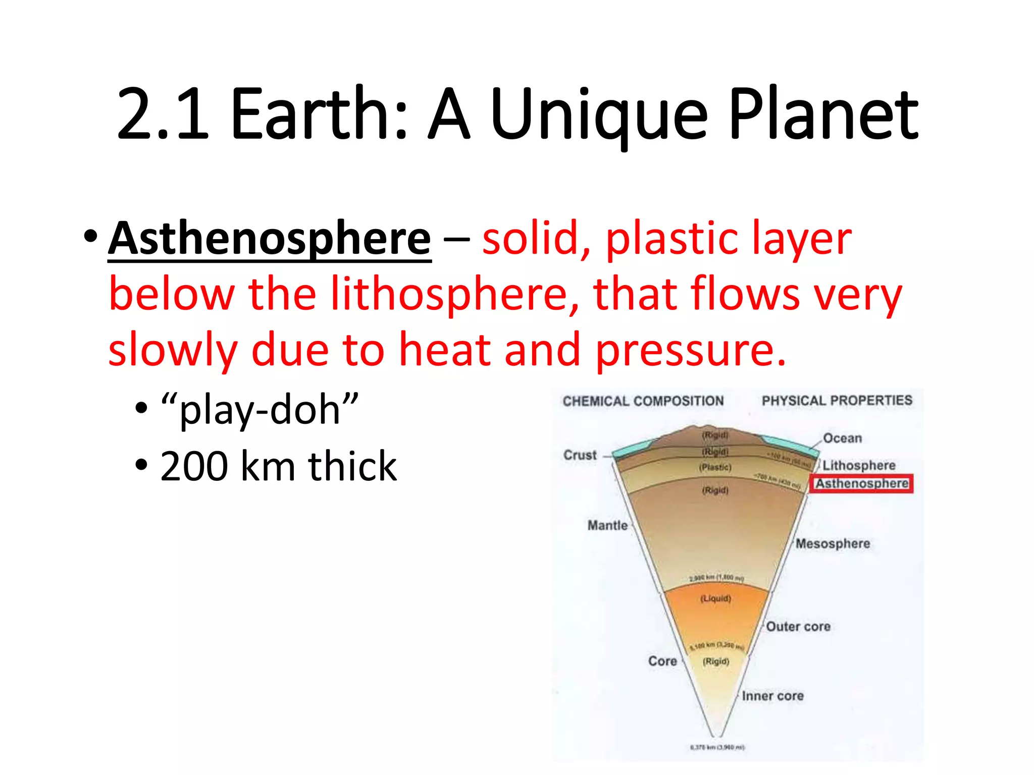 Unit 1 - Inside the Earth and Plate Tectonics (2017/2018) | PPTX