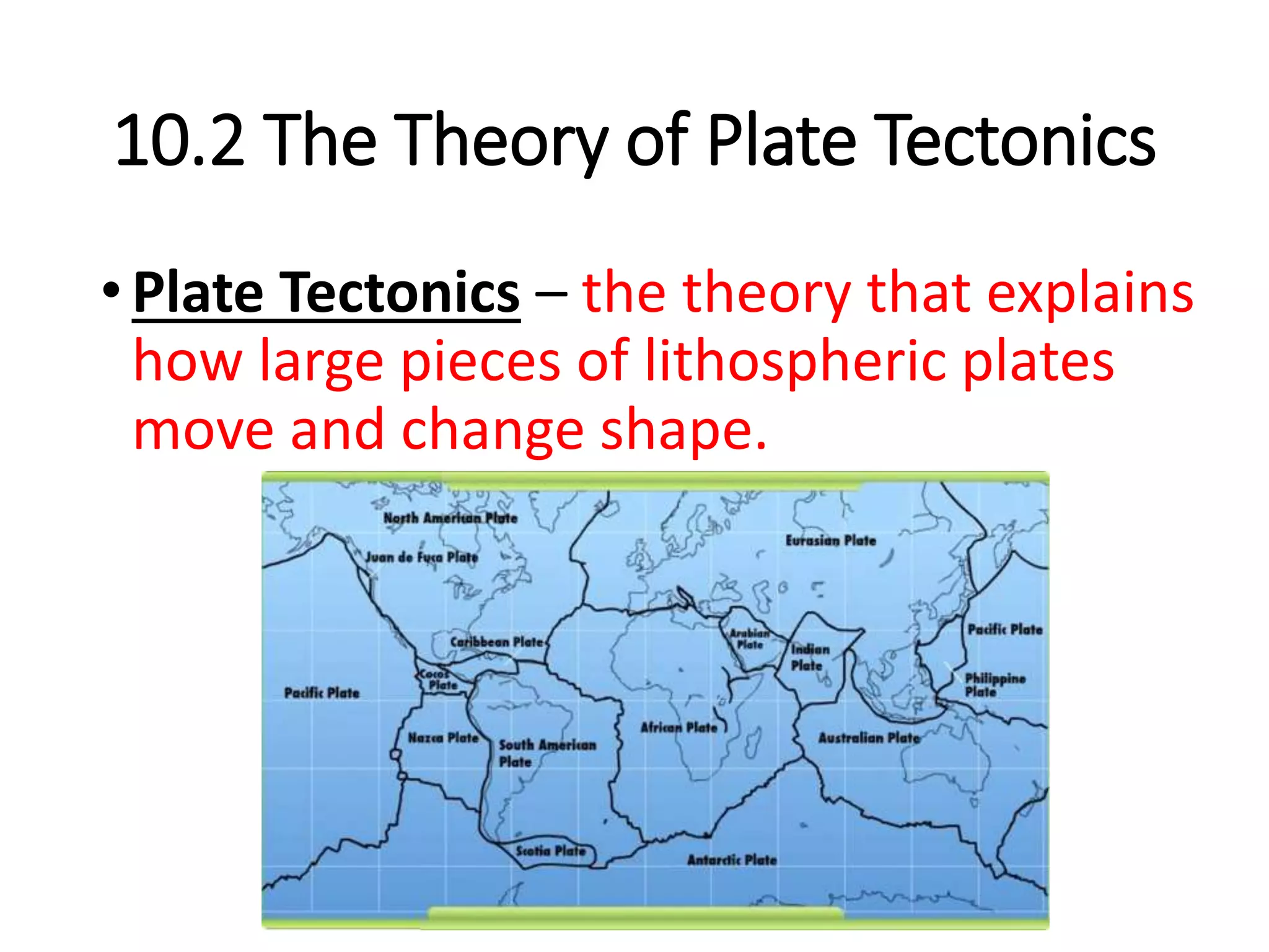Unit 1 - Inside the Earth and Plate Tectonics (2017/2018) | PPTX