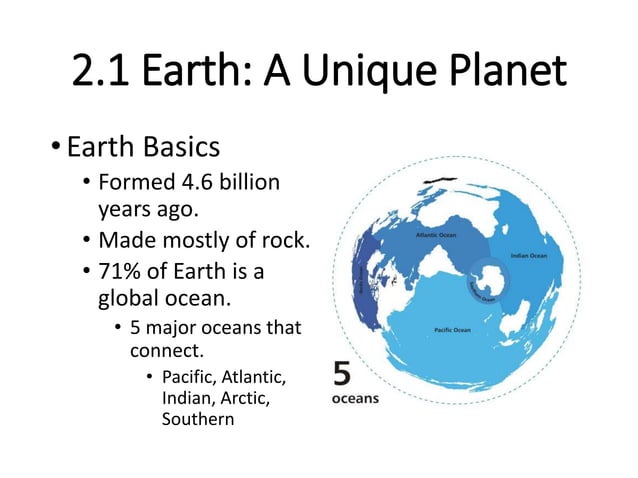 Unit 1 - Inside the Earth and Plate Tectonics (2017/2018) | PPTX