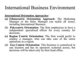 Unit 1 international business 6th semester bbm notes pdf | PDF