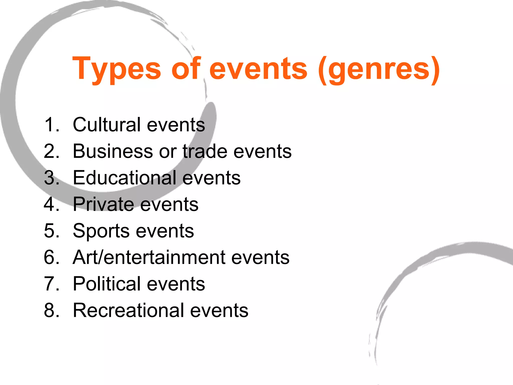 event tourism | PPT