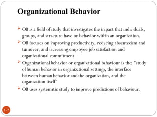 Unit 1-Introducation to organization Behavior.ppt
