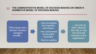Unit 1 - Introduction to Decision Analysis | PPTX