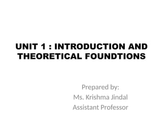unit1-introduction for bsc 5th semester nnursing | PPTX