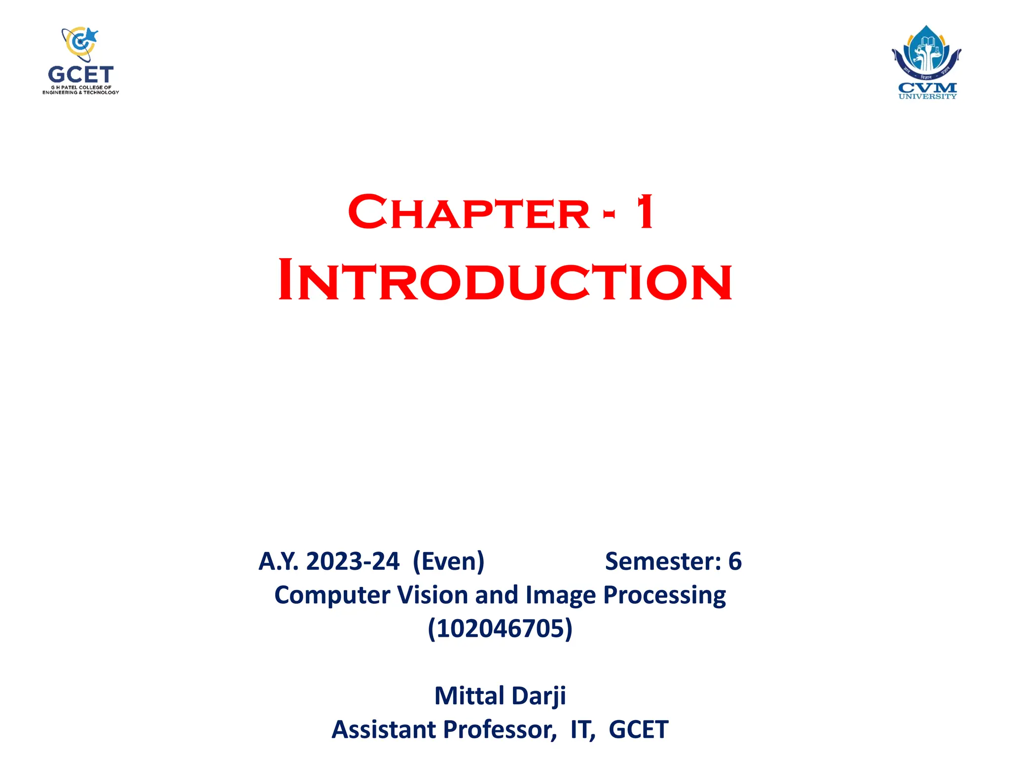 Unit 1 - Introduction - CVIP.pdfhhhhhhhhhh | PDF