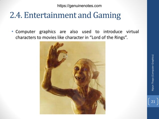 Unit1 Introduction To Computer Graphicspdf Computer Animation Computer Software And