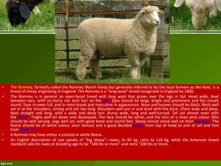 Overview of Goat and Sheep Prod'n & Mngt. and Breeds | PPTX